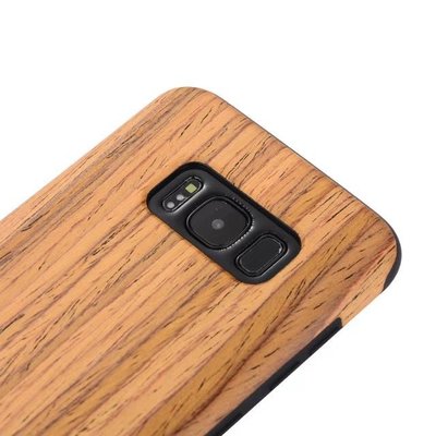 Hot selling for samsung galaxy S8 S8plus nature wooden TPU phone case