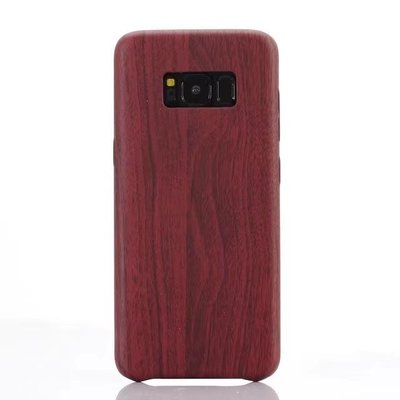 for samsung galaxy s8 Retro Wood Grain pattern soft TPU PU back phone case