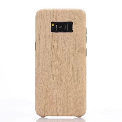 for samsung galaxy s8 Retro Wood Grain pattern soft TPU PU back phone case