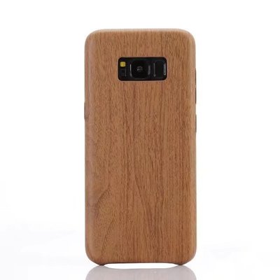 for samsung galaxy s8 Retro Wood Grain pattern soft TPU PU back phone case