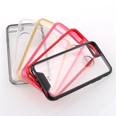 amazon top seller 2017 shockproof clear tpu acylic  transparent phone case for iphone 7 8 plus