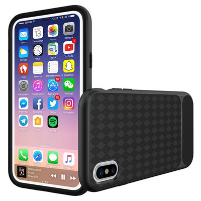 2017 Mobile phone accessories shockproof case tpu pc case for iphone x, for iphone 8 case hybrid, for iphone x armor cas