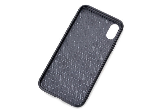 New in USA TPU carbon fiber mobile phone case for iphone x ,For iPhone x TPU brushed cellphone case