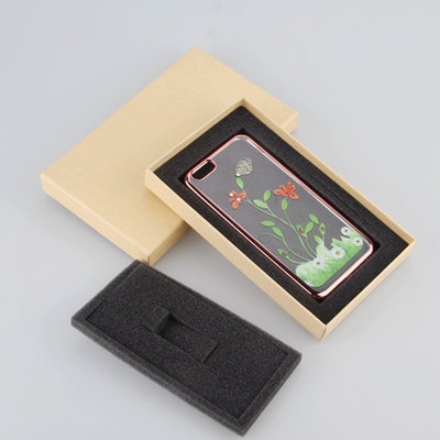 Guangzhou packaging luxury kraft paper retail package box for phone case , universal mobile phone case package