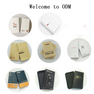 Guangzhou packaging luxury kraft paper retail package box for phone case , universal mobile phone case package