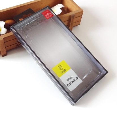 China plastic PET/PVC/PP packaging box for phone case, small clear plastic packaging box for mobile phone cover