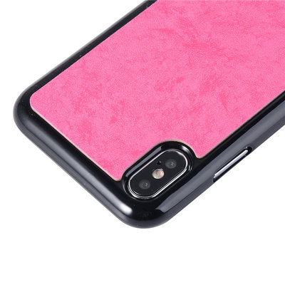 Hot sale in Amazon Fur  Detachable TPU Leather Wallets Phone Case Cover for iPhone X