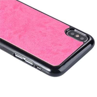 Hot sale in Amazon Fur  Detachable TPU Leather Wallets Phone Case Cover for iPhone X