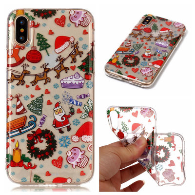 Mobile Phone Accessories Cover Cell Phone Case Custom Design IMD Printing Soft TPU Case for iPhone X