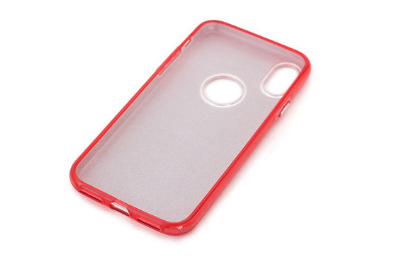 New design 3 in 1 soft tpu hard pc paper bling bling phone case for iphone x glitter case