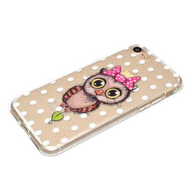 Bling Glitter Transparent Soft TPU Phone Case For iPhone 7 8 Plus Sparkling Stars Shinning Clear Phone Back Case