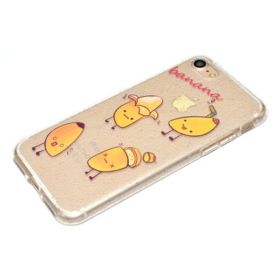 Bling Glitter Transparent Soft TPU Phone Case For iPhone 7 8 Plus Sparkling Stars Shinning Clear Phone Back Case