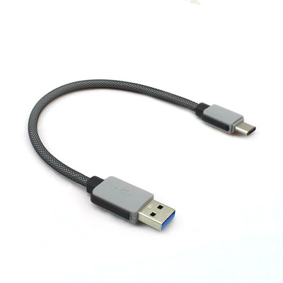 High Destiny Braided cord tough heavy duty fast charging data nylon type c cable USB 3.1 type C cable