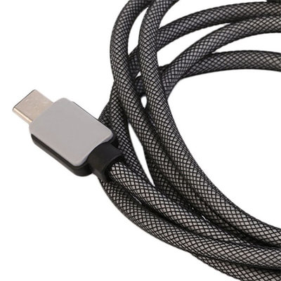High Destiny Braided cord tough heavy duty fast charging data nylon type c cable USB 3.1 type C cable