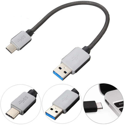 High Destiny Braided cord tough heavy duty fast charging data nylon type c cable USB 3.1 type C cable