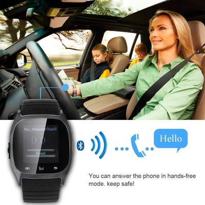 With Dial / SMS Reminding / Music Player / Pedometer Bluetooth touch screen M26 Smart Watch for Mobile Phone
