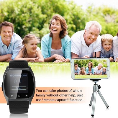 With Dial / SMS Reminding / Music Player / Pedometer Bluetooth touch screen M26 Smart Watch for Mobile Phone