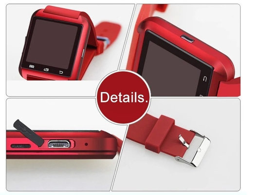 Women men HD Touch Screen Android Wrist Watch Healthy life 1.44 inch MTK6261 U8 Bluetooth Smart Watch