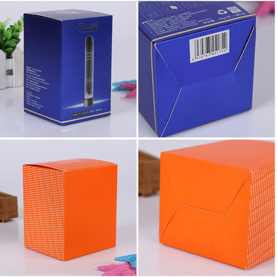 Colorful box package for drug and cosmetic electric product White cardboard OEM ODM package