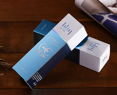 Colorful box package for drug and cosmetic electric product White cardboard OEM ODM package