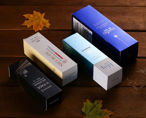 Colorful box package for drug and cosmetic electric product White cardboard OEM ODM package