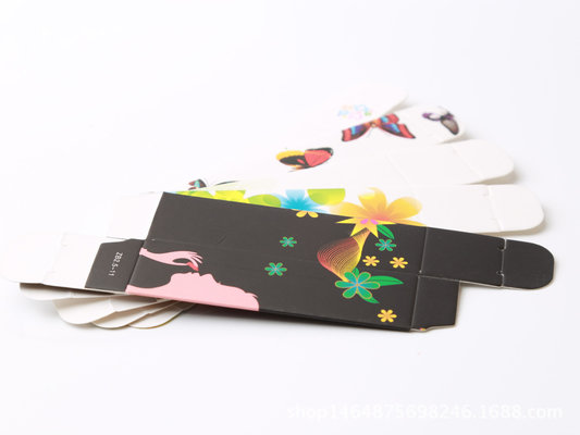 350g white cardboard Lipstick tube color box packaging Four-color printing cosmetic package