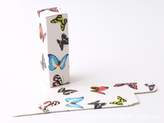 350g white cardboard Lipstick tube color box packaging Four-color printing cosmetic package