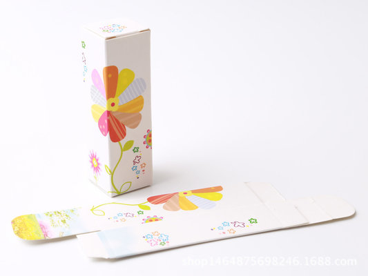 350g white cardboard Lipstick tube color box packaging Four-color printing cosmetic package