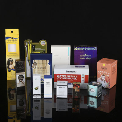 White cardboard craft paper perfume aromatic water Essential oil Colorful box package