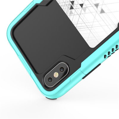 2018 Newest For iphone x case tpu bumper hybrid dual layer Phone Case with Cards Slot