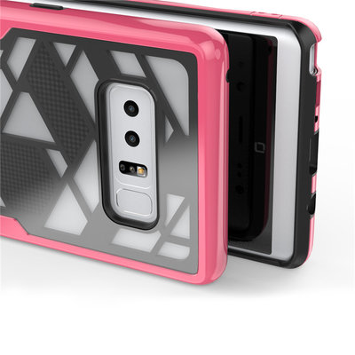 New Products Custom Hybrid Rugged PC TPU 2 In 1 Geometry Mobile Phone Cover For Samsung Galaxy Note 8 Combo Case