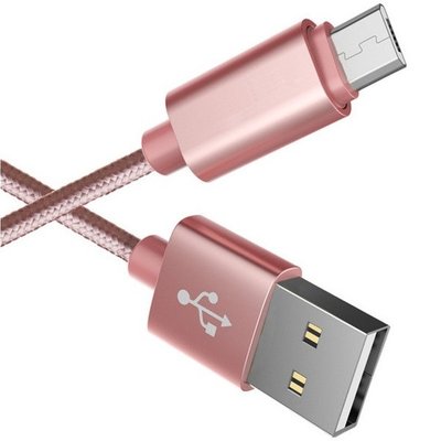 OEM Durable Copper Cord Android mobile phone Nylon braided Fast Quick Charge Data USB Cable For Samsung Phone