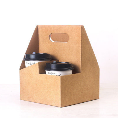 Custom Coffee cup potable paper holder  Cato Environmental protection Colorful box package