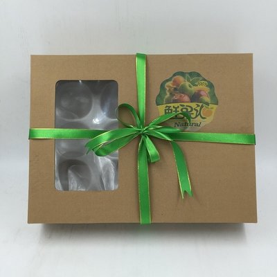 Custom made fruit boxes craft paper Openwork Colorful box package