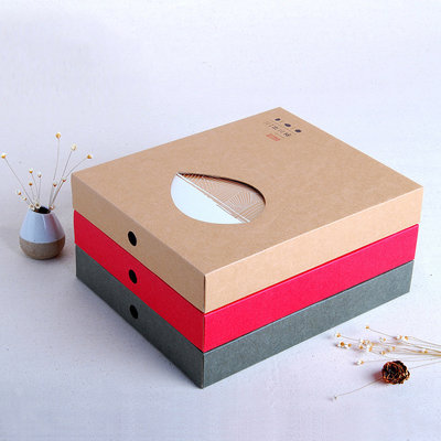 Tableware coffee cup gift box tie hard paper box Colorful box package