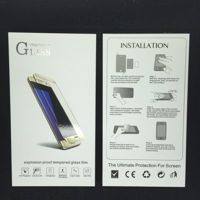 Creative customized OEM tempered glass screen protector package for retail packing box