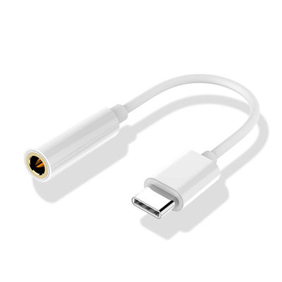 TPE usb converter type c to 3.5mmDC audio aux headphone cable male type c Adapter otg