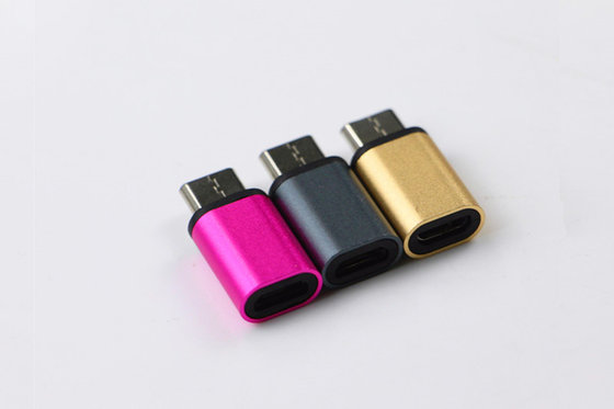 New Ultra Short Micro USB to Type-C Connector OTG Mini USB Adapter for Smartphone