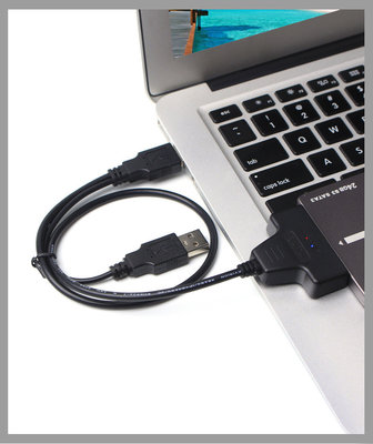 Double USB 2.0 male to SATA 3 converter fit for 2.5 inch Mobile hard disk support UASP OTG functions
