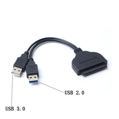 USB2.0 USB3.0 2in1 to SATA 3 converter fit for 2.5 inch Mobile hard disk support UASP OTG functions
