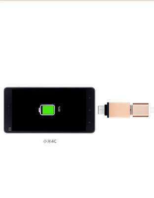 Type c 3.1 to USB3.0 female gold aluminum alloy adapter support  OTG functions