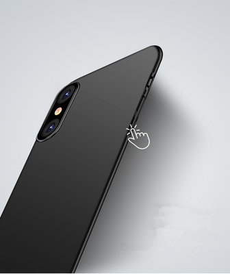 High quality phone case cover 360 degree protect matte PC back case for iPhone X