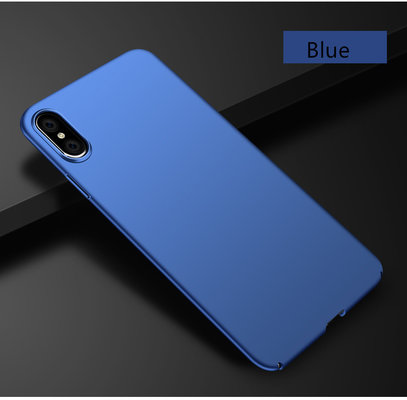 High quality phone case cover 360 degree protect matte PC back case for iPhone X