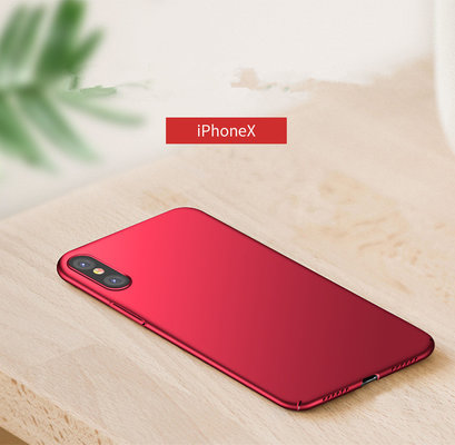 High quality phone case cover 360 degree protect matte PC back case for iPhone X