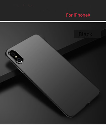 High quality phone case cover 360 degree protect matte PC back case for iPhone X