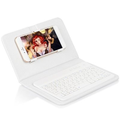 High quality Wireless Bluetooth 3.0 With Keyboard Universal Phone Case For Apple Samsung Huawei