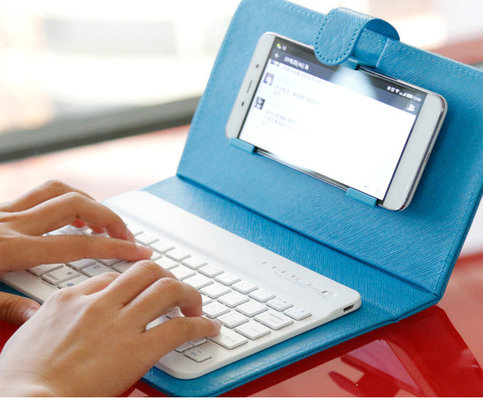 High quality Wireless Bluetooth 3.0 With Keyboard Universal Phone Case For Apple Samsung Huawei