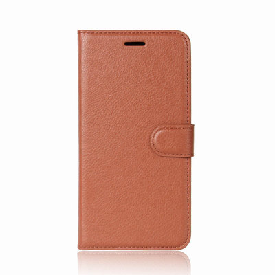 2018 Litchi Pattern Flip PU Leather Holder Stand Card Slot Cellphone Case Wallet for Samsung Galaxy S9