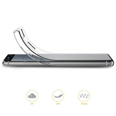 For Huawei P9 Flexible TPU Phone Case Cover Clear Ultra Slim Case Transparent Soft Back Cover