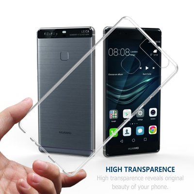 Soft TPU Clear Case Transparent Slim Fit Protector Cell Phone Case For Huawei P9 Plus